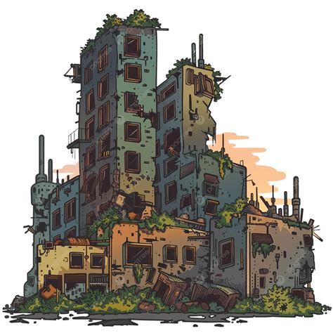 Edificios Destruidos Png