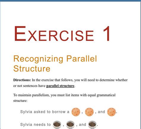 Grammar Bytes Exercise 1 Recognizing Parallel Structure Unknown Type