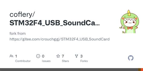 Github Coflery Stm F Usb Soundcard Fork From Https Gitee Crouchggj Stm F Usb Soundcard