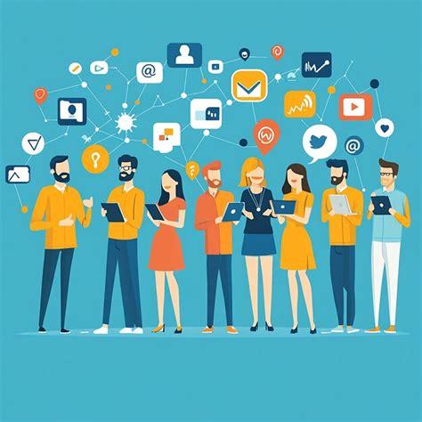 People Testing Social Media Premium Ai Generated Image