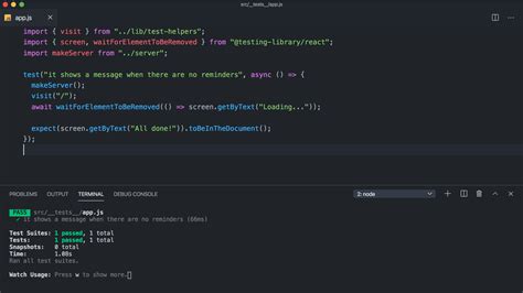 Tutorial Part Testing Mirage JS 中文网