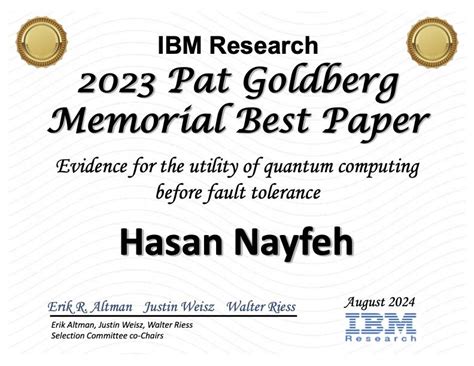 Honored To Receive With Colleagues The 2023 Pat Goldberg Memorial