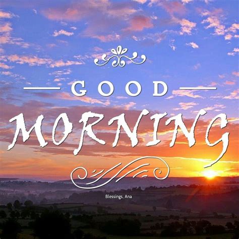 Good Morning Greetings With Sunrise Image