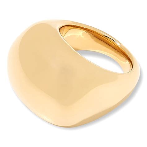 Soave Oro 14k Gold Electroform Polished Dome Ring 23523691 Hsn