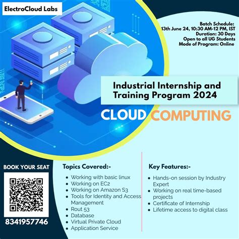 Electrocloud Labs On Linkedin Industrial Internship Cloud