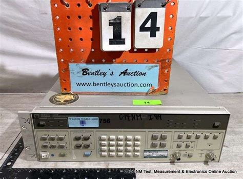 Hp 3325b Synthesizer Function Generator Bentley And Associates Llc