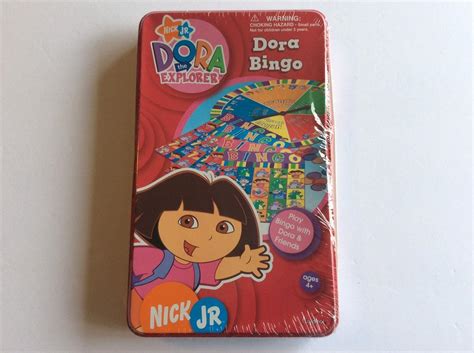 Dora The Explorer Dora Bingo Game In Tin Nick Jr New 1872776458