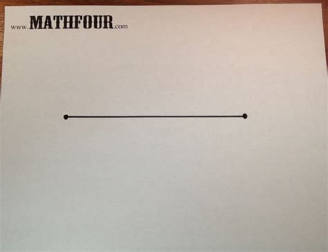 ruler and compass construction perpendicular bisector mathfour