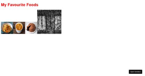 jsx attributes and styling forked codesandbox