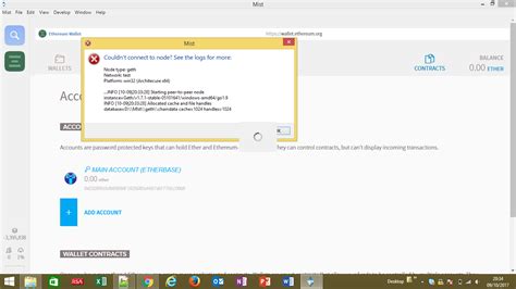 Test Network Not Working · Issue 3142 · Ethereummist · Github