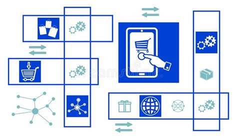 Concept Of E Commerce Stock Illustration Illustration Of Business
