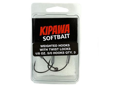 18 Oz Weighted Hook With 50 Twist Lock 3 Count Kipawa Propellers