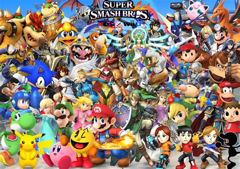 Super Smash Bros Wii U 3ds Characters By Supersaiyancrash On Deviantart