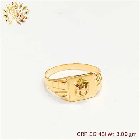 Grp Sg 48 Plain Gents Rings Hm Sarafa Bazar India Pvt Ltd
