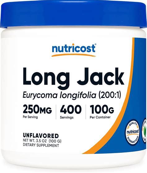 Nutricost Long Jack Powder 100 Grams Get 100 Best Quality Vitamin