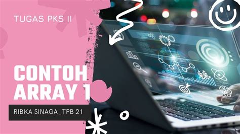 Contoh Array Pada C Tugas Pks Ii Youtube