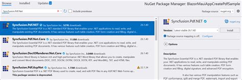 Create Or Generate PDF File In Blazor Syncfusion