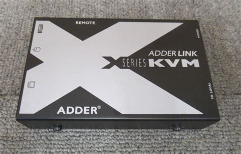 Adder X Series X Kvmp Pc Kvm Cat 5 And 6 Extender Video Remote Unit Ac
