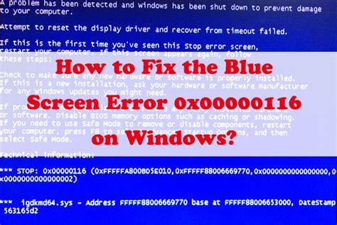Windows 7 Error Screen