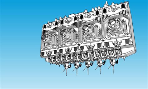 Warhammer 40k Armageddon Class Cruiser 9 By Callitri On Deviantart