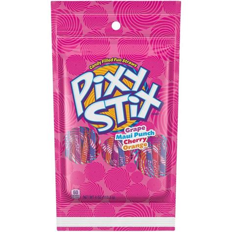 Pixy Stix Powdered Candy Filled Straws In Bags Pixie Stix Vegan