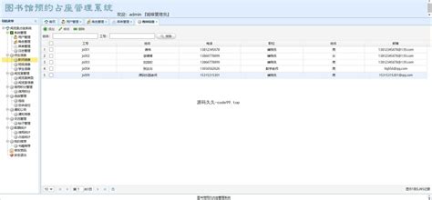 高校图书馆座位预约管理系统 毕设课设论文代写项目免费下载项目修改开发源码久久code99 top