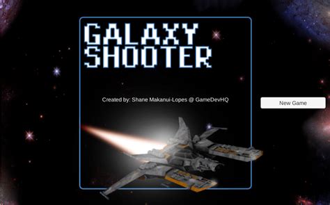 my first game is complete my space shooter is finally live by shane