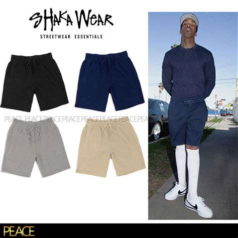 【peace】shaka Wear Fleece Jogger Shorts 85oz 材質厚 紮實 重磅 短棉褲 蝦皮購物