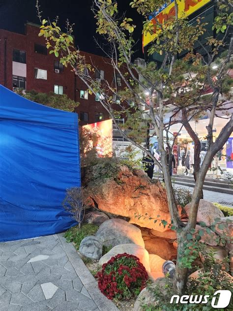 제천 수제맥주and달빛야시장 축제로 문화의거리 경관시설 훼손 심각 제천 수제맥주and달빛야시장 축제로 문화의거리 경관시설 훼손 심각