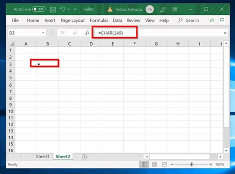 How To Add Bullets In Excel Online