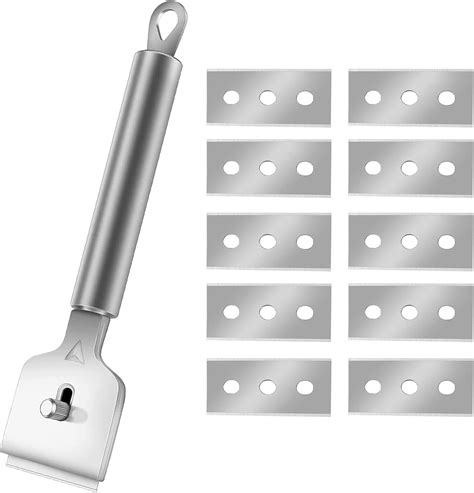 Nvtrsd 21 Stück Ceranfeldschaber Metall Schaber Ceranfeld Mit 20pcs