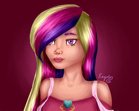 Mlp Princess Cadence Human By Kayotanv87 On Deviantart