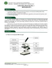 Exploring Microscopy In General Microbiology Lab Course Hero