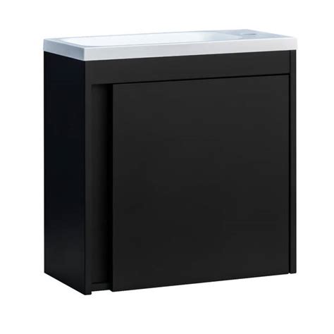 Тумба 50 Devit Small 063050b з умивальником чорний купити в інтернет