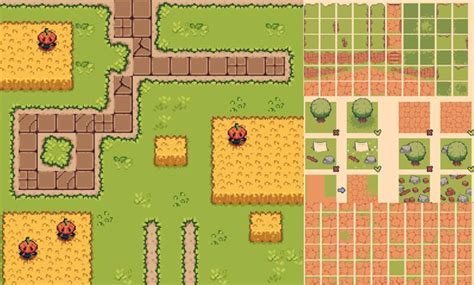 Do Top Down Pixel Art Tilset 2d Pixel Art Assets Sprite Sheet Rpg Tile