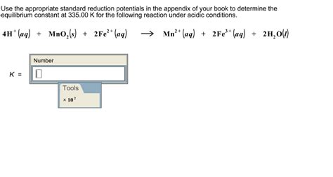 Solved Use The Appropriate Standard Reduction Potentials In