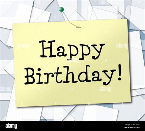 Happy Birthday Meaning Congratulation Greeting And Greetings Stock