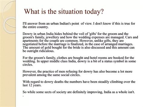 Presentation On Dowry System Pptx