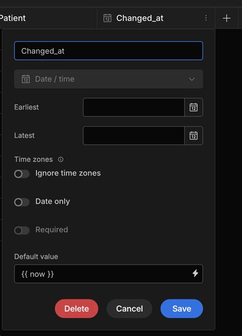 Create An Audit Table