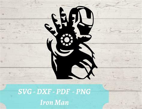 Iron Man Svg File Avengers Ironman Download Digital File Dxf Pdf