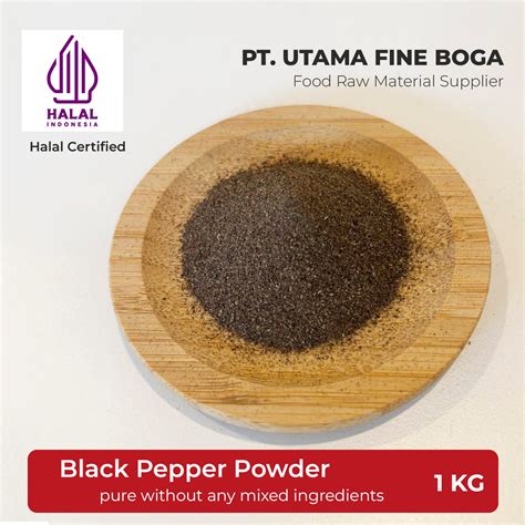 Bubuk Lada Hitam 1kg Pt Utama Fine Boga