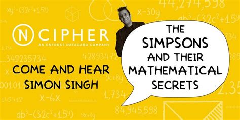 Hamish Cameron On Linkedin Simon Singh The Simpsons And Their Mathematical Secrets