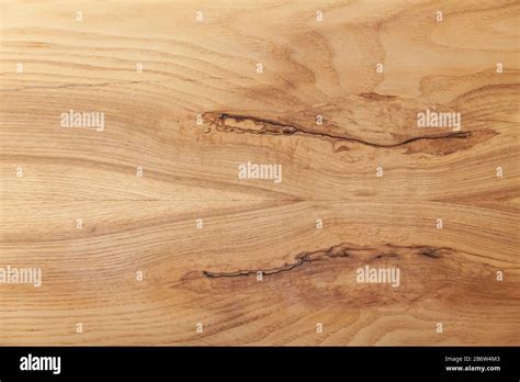 Oak Wood Plank Pattern With Knots Flat Background Photo Texture Stock