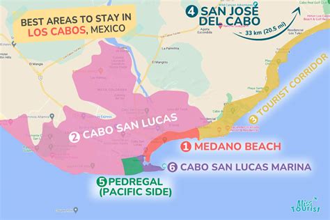 Tourist Map Of Cabo San Lucas