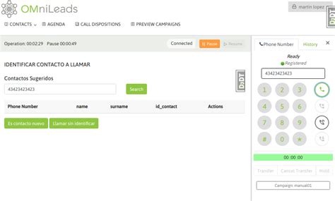 Manual Campaigns Creation — Omnileads Develop Documentation