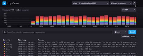 Analyze Logs With Chronograf Chronograf Documentation