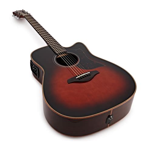 Yamaha A1r Rosewood Electro Acoustic Guitar Tobacco Brown Sunburst At