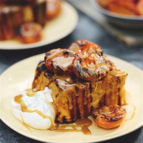 Brioche Eggy Bread With Boozy Apricots Tom Kerridge