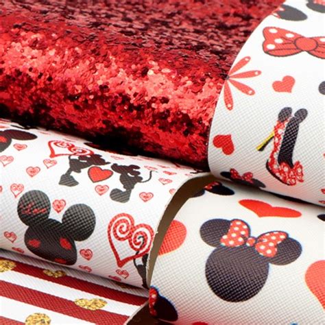 A4 Faux Leather Mickey And Mini Mouse Range Artistiq Designs