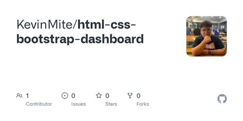 GitHub KevinMite Html Css Bootstrap Dashboard